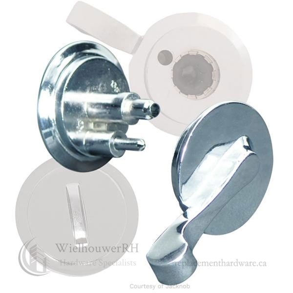 6150 Knob Set for 6606 Latch - ADA » Wielhouwer Replacement Hardware